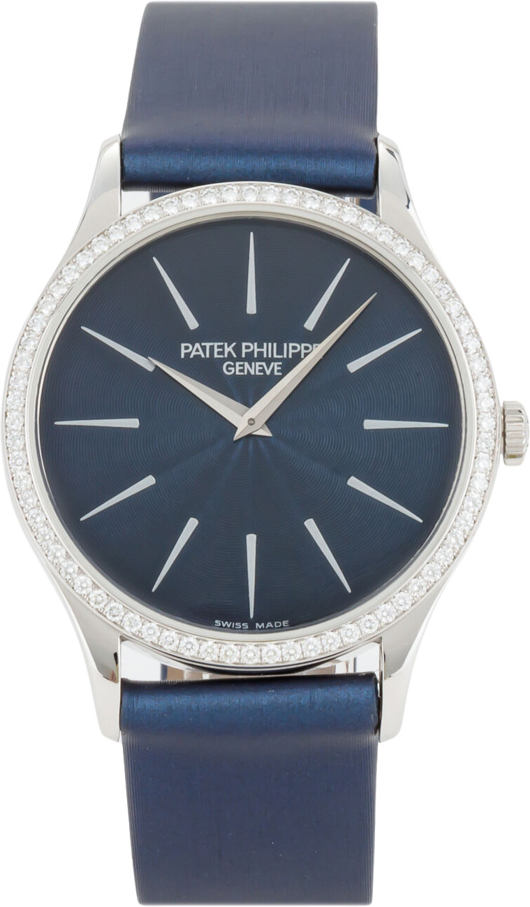 Patek Philippe Calatrava Blue Women's Watch - 4896G-001 for sale online ...