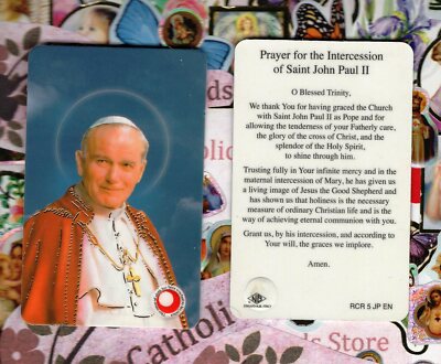 Relics - Relic Prayer Card - Vatican