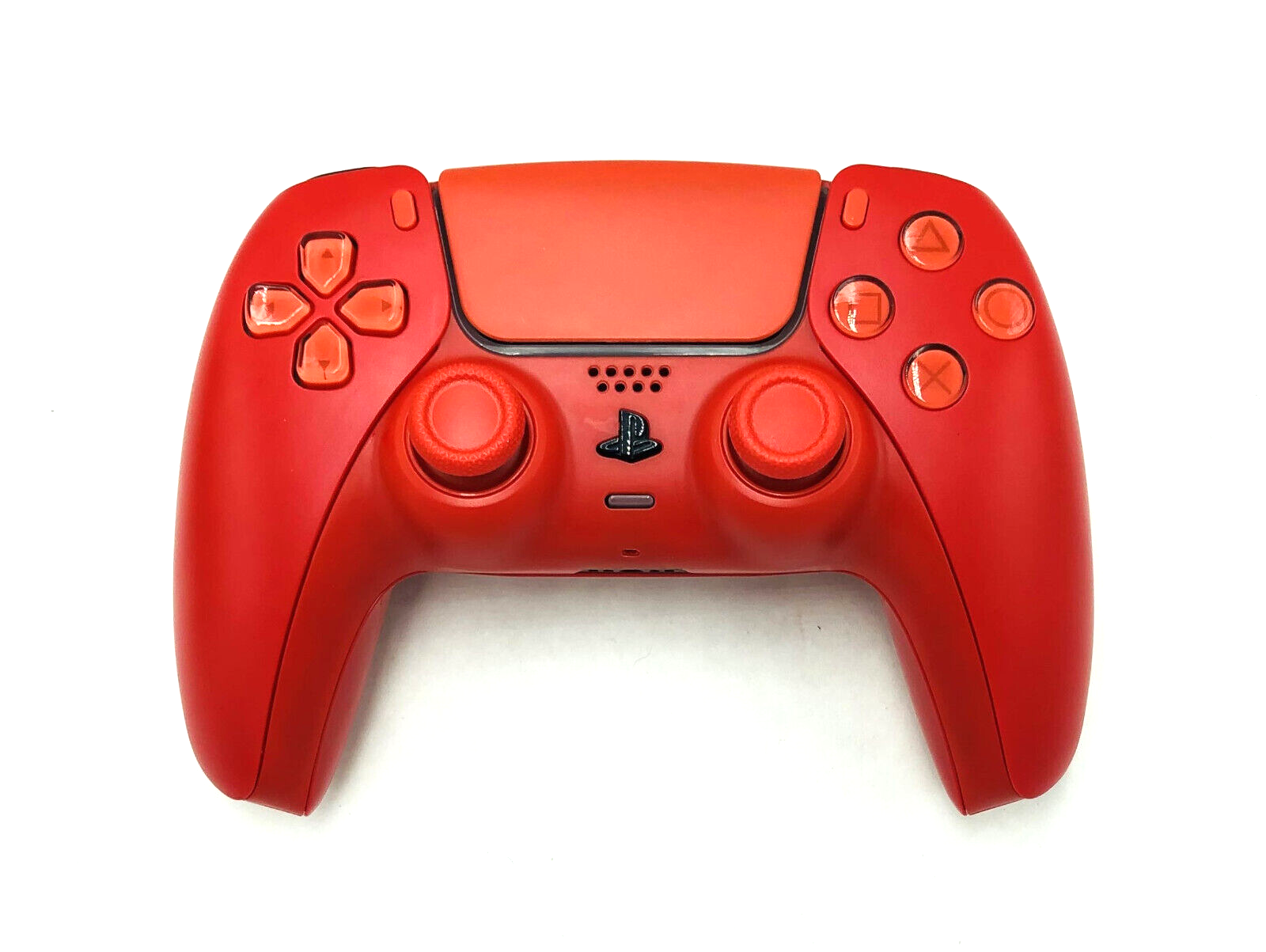 Custom Sony DualSense Wireless Controller PlayStation PS5 - Solid Red / Yellow www.jskautomotive.com