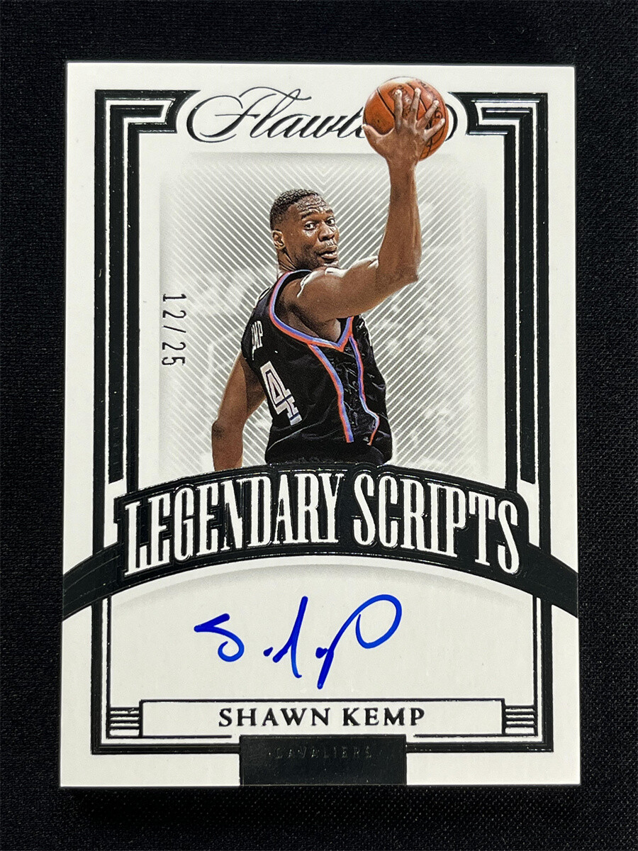 2021-22 Panini Flawless - Legendary Scripts #LSC-SKE Shawn Kemp /25 (AU ...