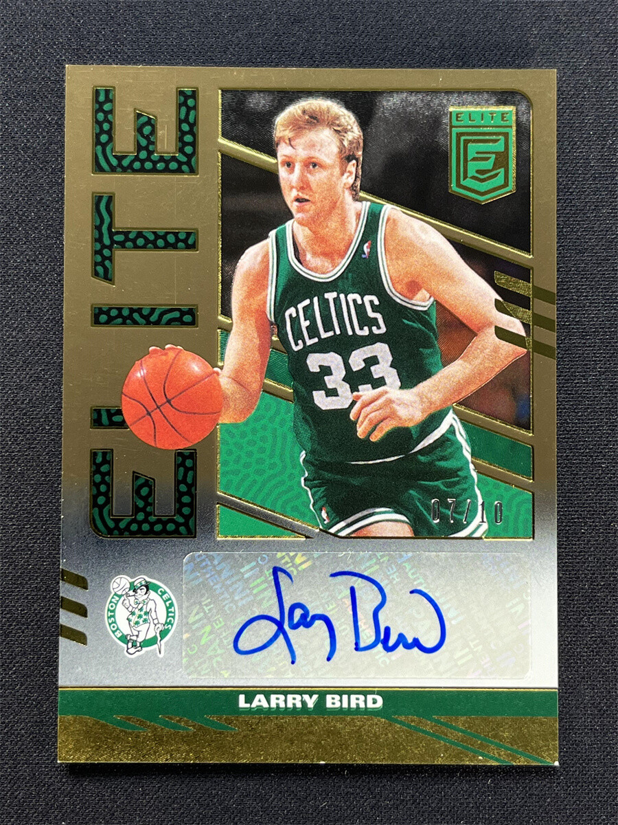 2021-22 Donruss Elite - Elite Signatures Gold #ES-LBD Larry Bird /10 ...