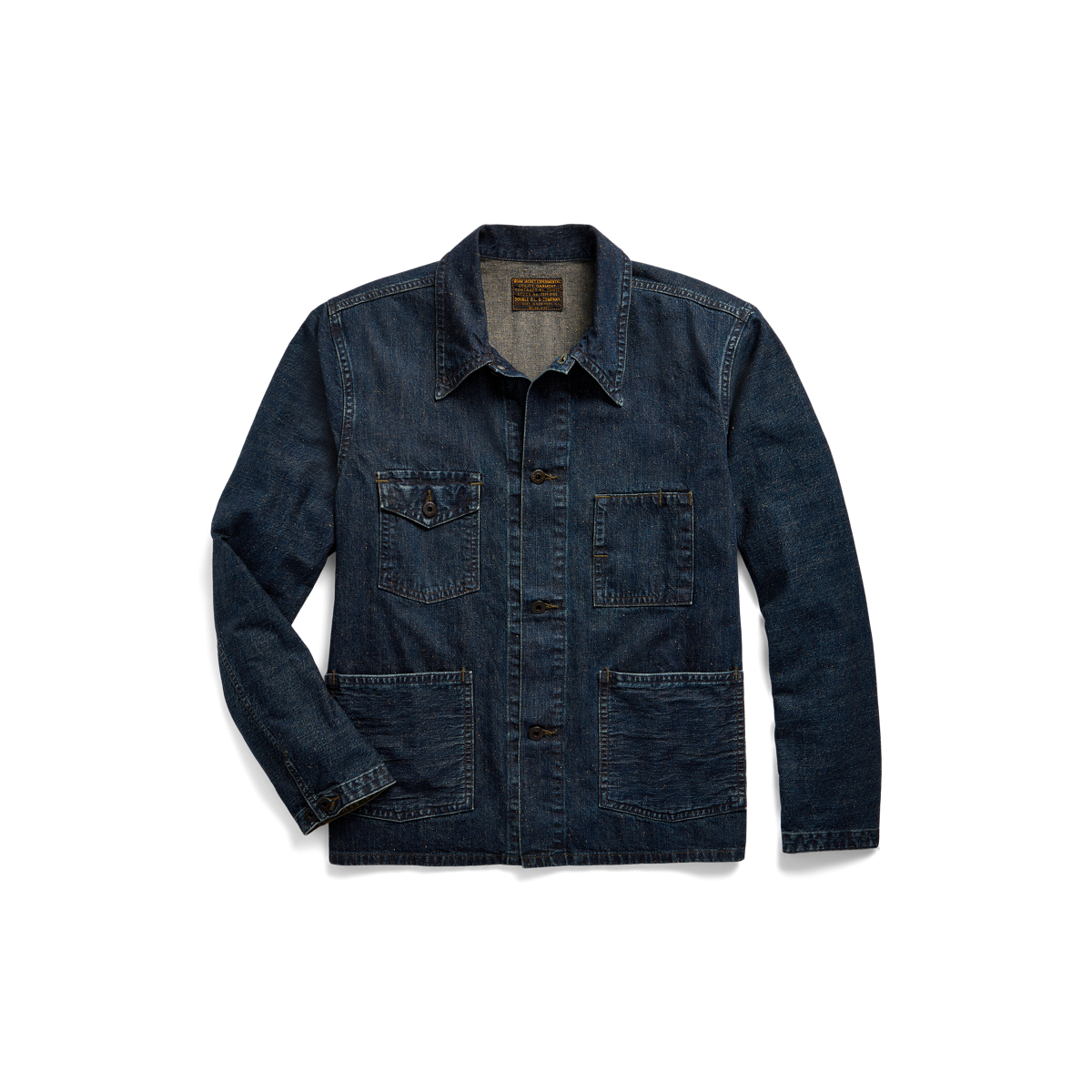 Pre-owned Polo Ralph Lauren Rrl Double Rl Ralph Lauren Indigo Denim Work Jacket In Blue | ModeSens