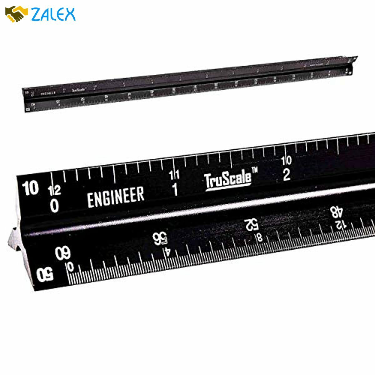 Triangular Engineering Scale Etched Aluminum Ruler for Architects ...
