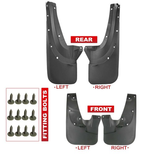 4PCS Splash Guards Mud Flaps Molded for Toyota 4Runner Sport SR5 2003 ...