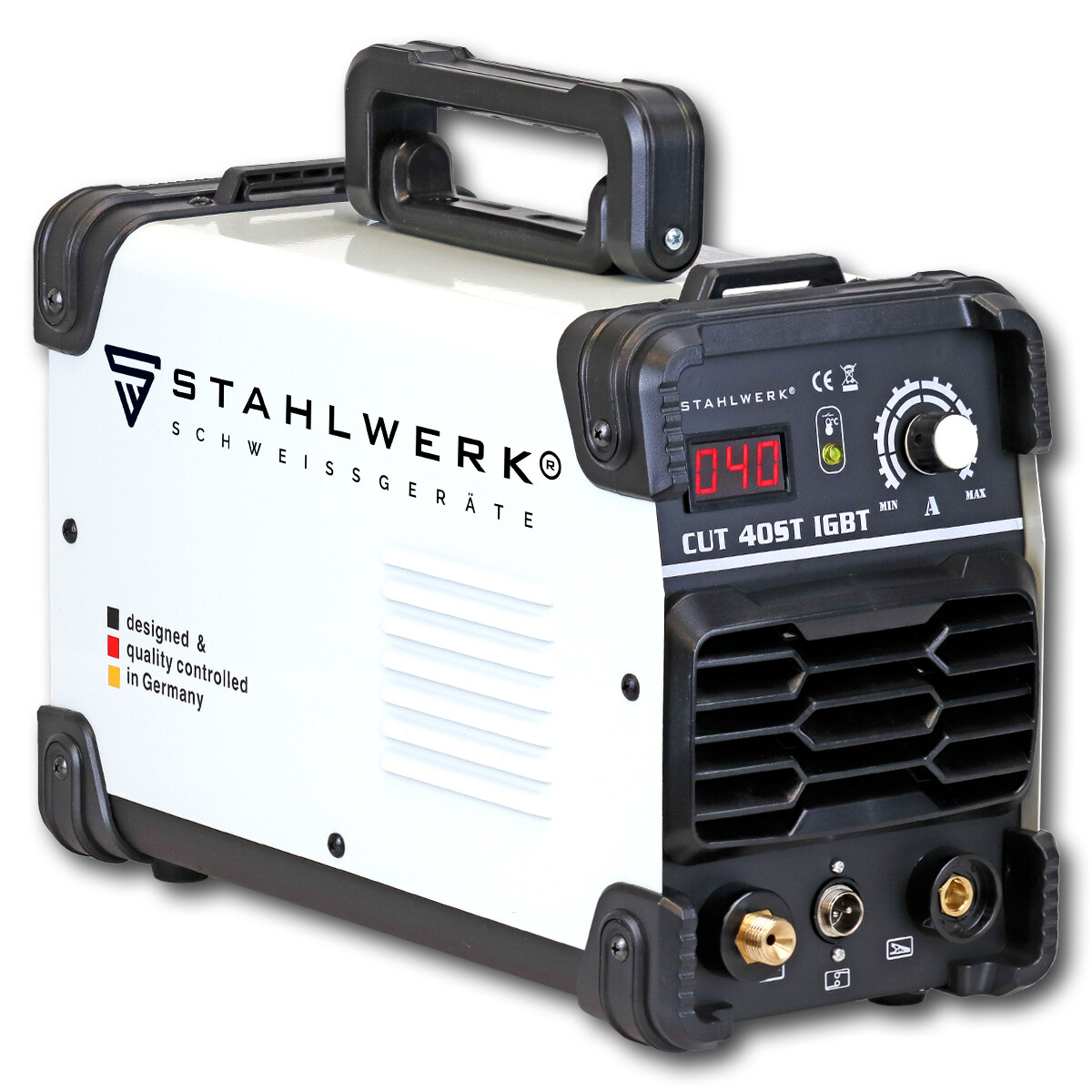 Plasmaschneider Stahlwerk CUT 100 P IGBT Pilotzündung Schneiden bis zu ...