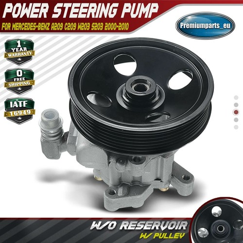 Power Steering Pump W/o Reservoir for Mercedes Benz W203 S203 C-CLASS ...