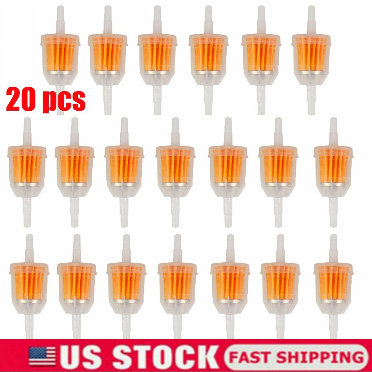 Small Engine '' | 20 Pack Motor Inline Gas Oil Fuel Filter