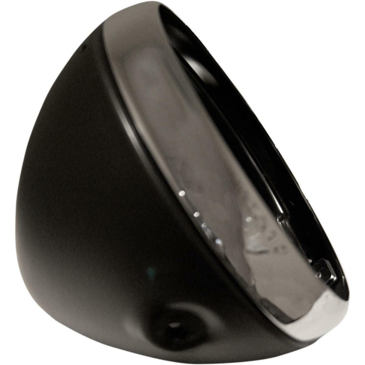 Emgo - 66-65068 - Lucas Style 7in. Side Mount Headlight Shells, Black ...