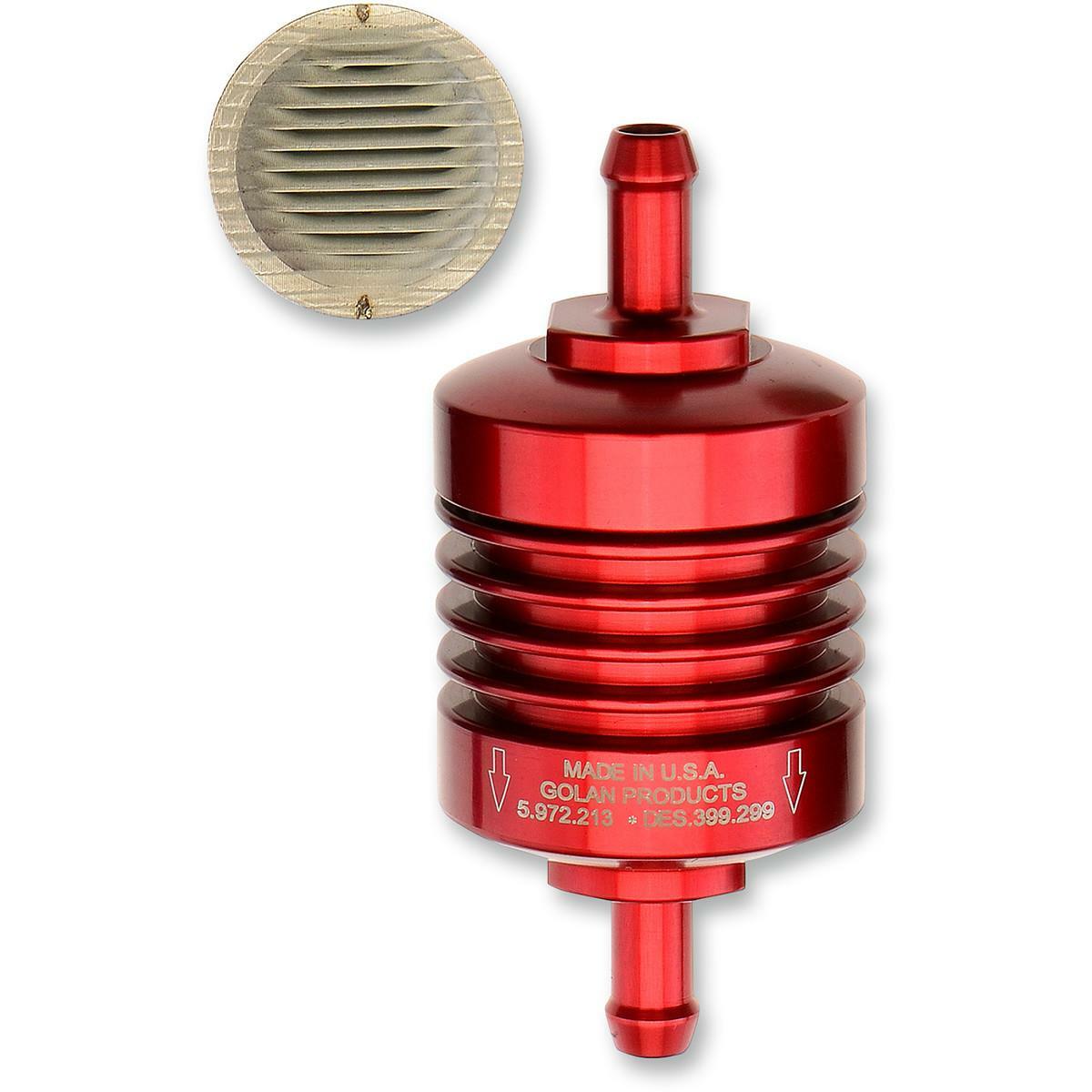 Golan Inc - 60-250C-RED - Peak Flow Mini Filter, 1/4in. - Red for sale ...