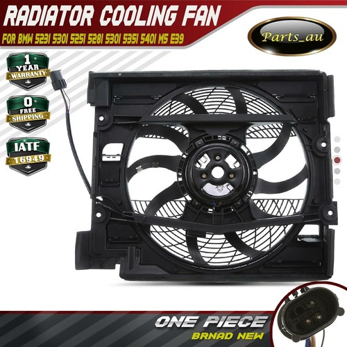 Radiator Cooling Fan 350W for BMW E39 523i 530i 525i 528i 530i 535i M5 ...