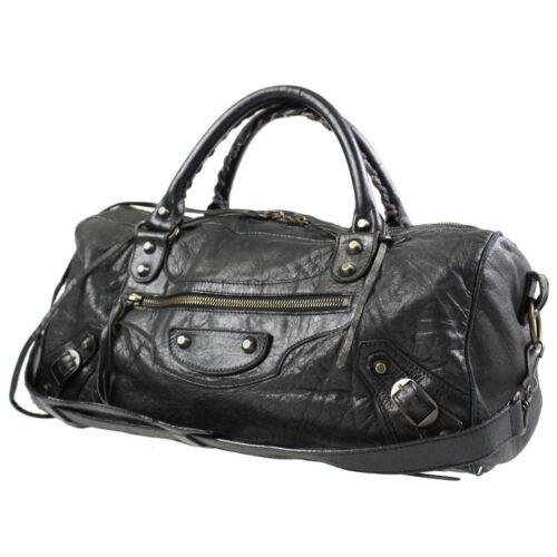BALENCIAGA Shoulder Bag BB Round Leather Chain Shoulder BALENCIAGA Shoulder Bag BB Round Leather Chain Shoulder