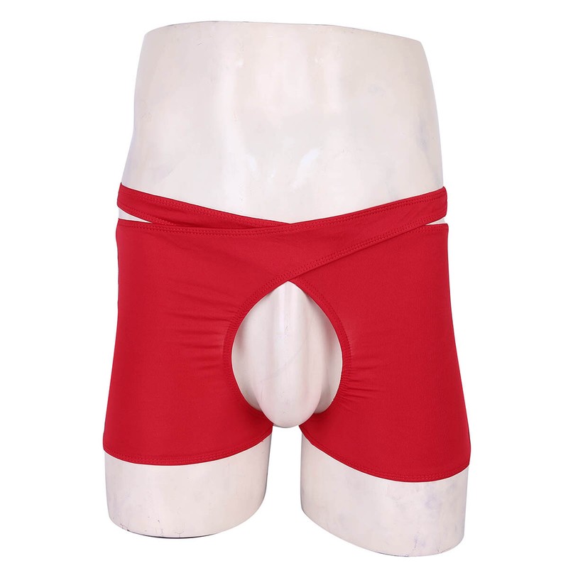 Sexy Herren Ouvert Lingerie Open Front Loch Boxershorts Schmeckt