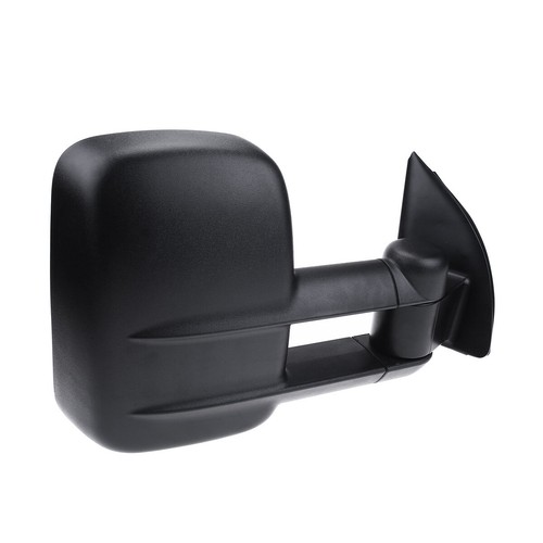 Pair Black Front Manual Extendable Towing Mirrors for Ford Ranger PX ...