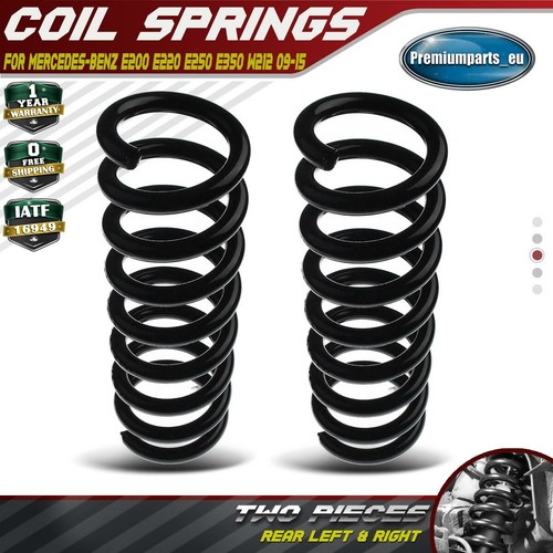 2x Coil Springs Rear Suspension for Mercedes-Benz E-Class W212 2009 ...