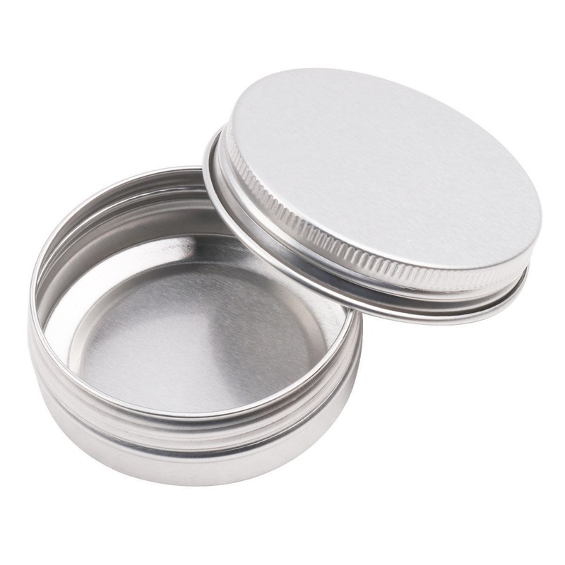 30 pcs Small Mini Round Tin Can Boxes Metal Box Jewelry Container 30ml ...