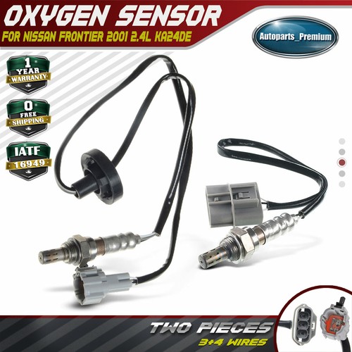 2x Upstream+Downstream O2 02 Oxygen Sensors for Nissan Frontier 2001 2 ...
