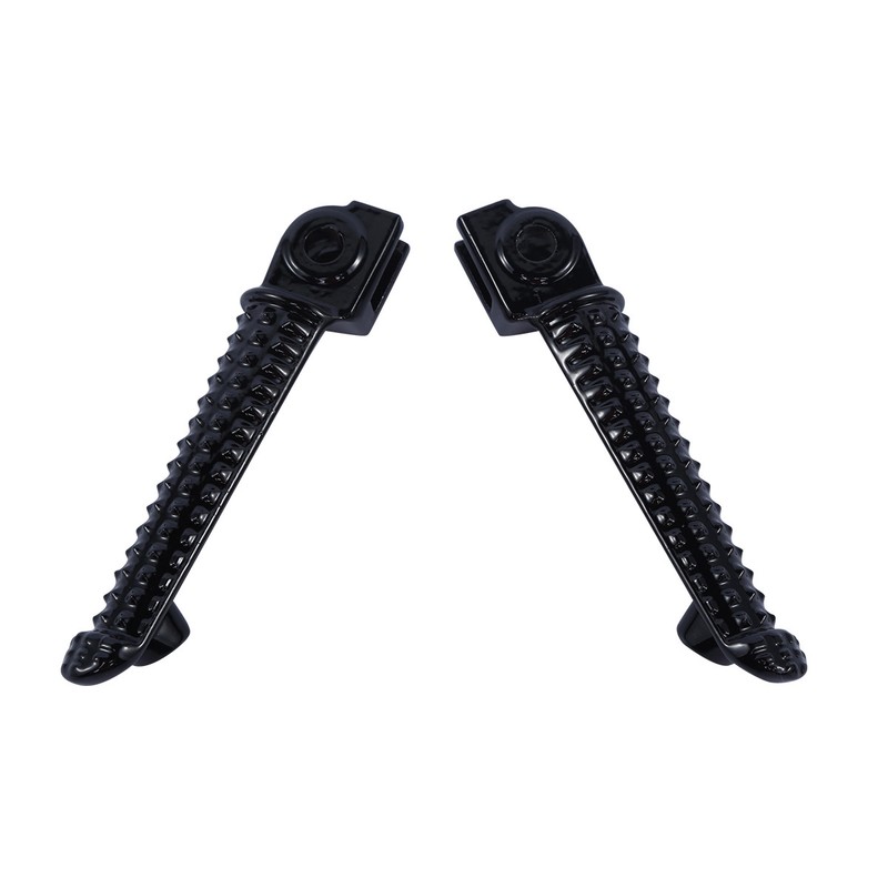 Black Front Foot Pegs Footpeg For Yamaha YZF R6 1999-2017 R6S 2003-2008 ...