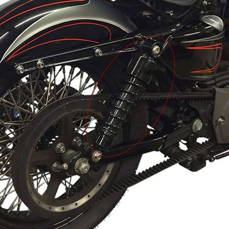 10.5'' 267mm Rear Shocks Fit For Harley Sportster XL1200 883 Custom ...