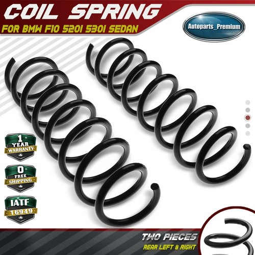 2Pcs Coil Spring Standard Suspension for BMW F10 520i 530i Rear w/o M ...