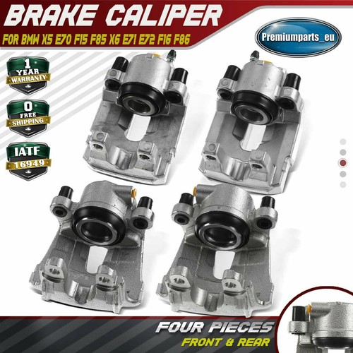 4x Brake Calipers Front & Rear for BMW X5 E70 F15 X6 E71 F16 2006-19 ...