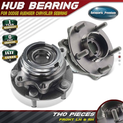 2x Front Wheel Bearing & Hub Assembly for Infinit G35 G37 Q60 QX50 ...