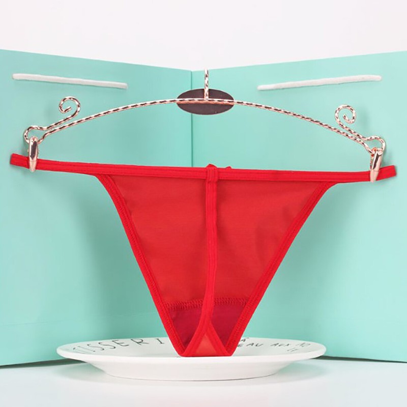 Womens Silky Satin G-String Thongs Panties Sexy T-back Underwear Bikini ...