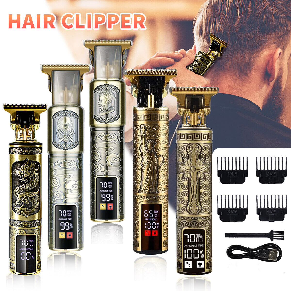 Cordless Shaving Machine | Professional Hair Clipper Trimmer