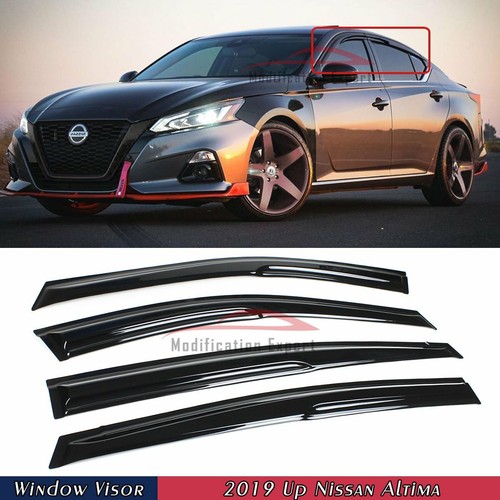 For 2019 2024 Nissan Altima JDM 3D Wavy Mugen Style Window Visors Rain Guards eBay