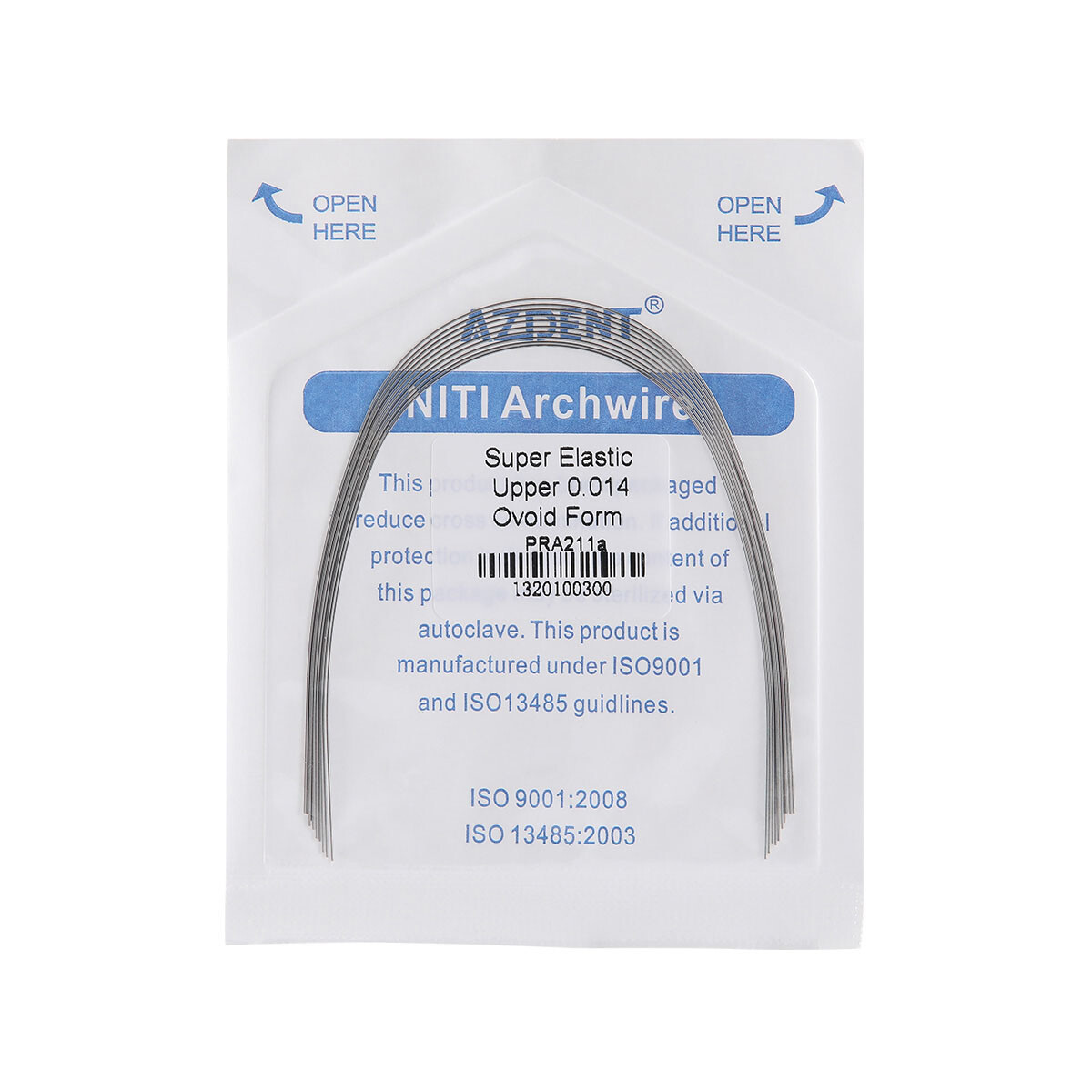 AZDENT Dental Orthodontics Brackets Braces /Supper Elastic Niti Round ...