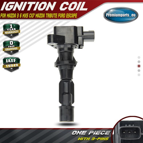 Ignition Coil for Mazda 3 BK 6 BJ MX5 NC Escape ZC ZD CX7 Tribute 2.0 2 ...