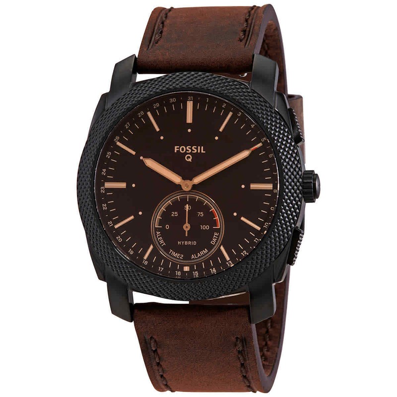 Fossil Machine Smoke Alarm Chronograph Quartz Analog-Digital Men Smart ...