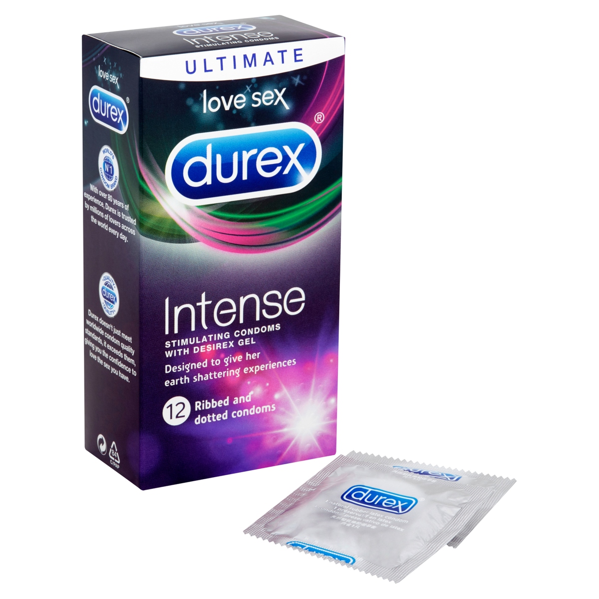 Durex Intense Condones - Paquete de 12 | eBay