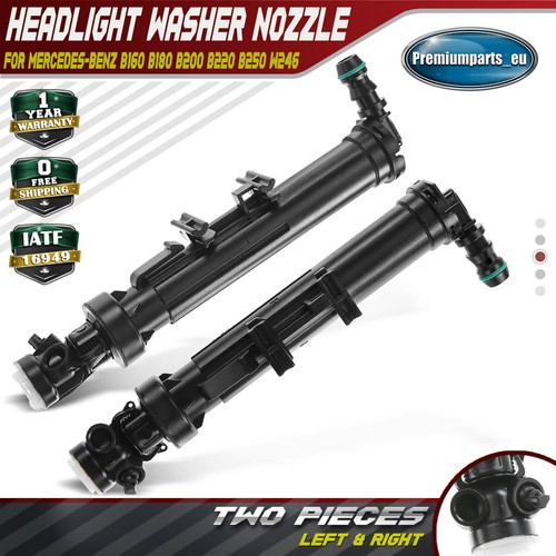 2x Headlight Washer Nozzle LH & RH for Mercedes-Benz B160 B180 B200 ...