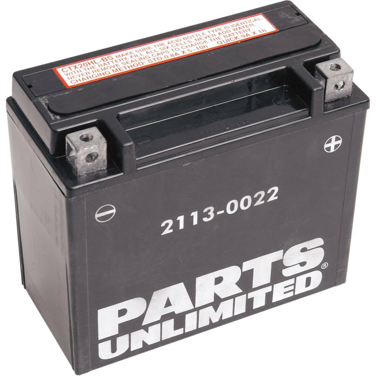 Parts Unlimited - CTX20HL-BS - AGM Maintenance-Free Battery for sale ...