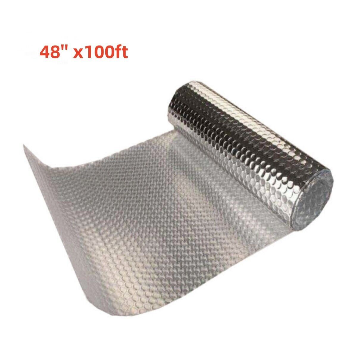 400SF Reflective Foil Insulation Roll Bubble Reflectix 4FT X 100FT ...
