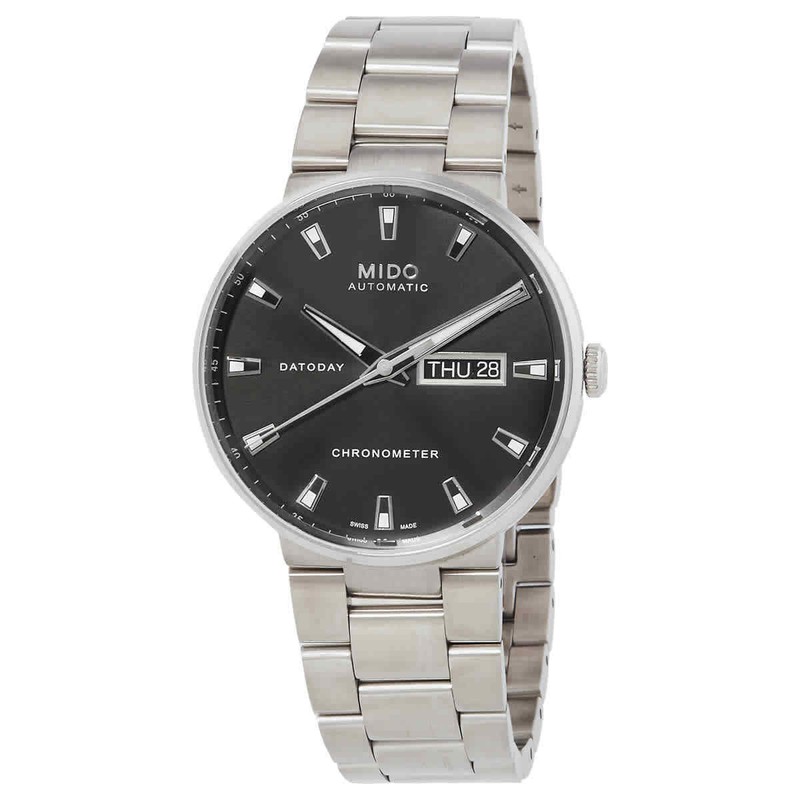 Mido Commander II Automatic Chornometer Black Dial Men Watch