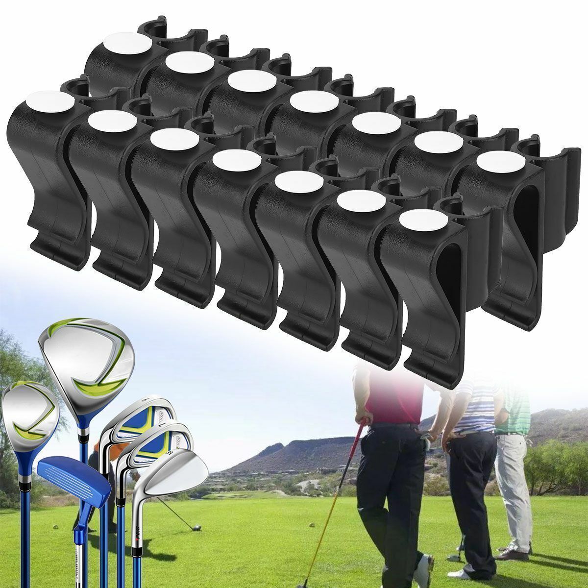14X Golf Bag Putter Clip On Clamp Holder