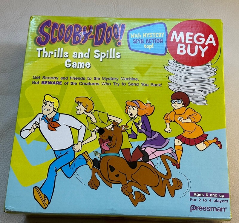 Scooby-Doo! Thrills and Spills (1999) Board Game – Board Game Guys