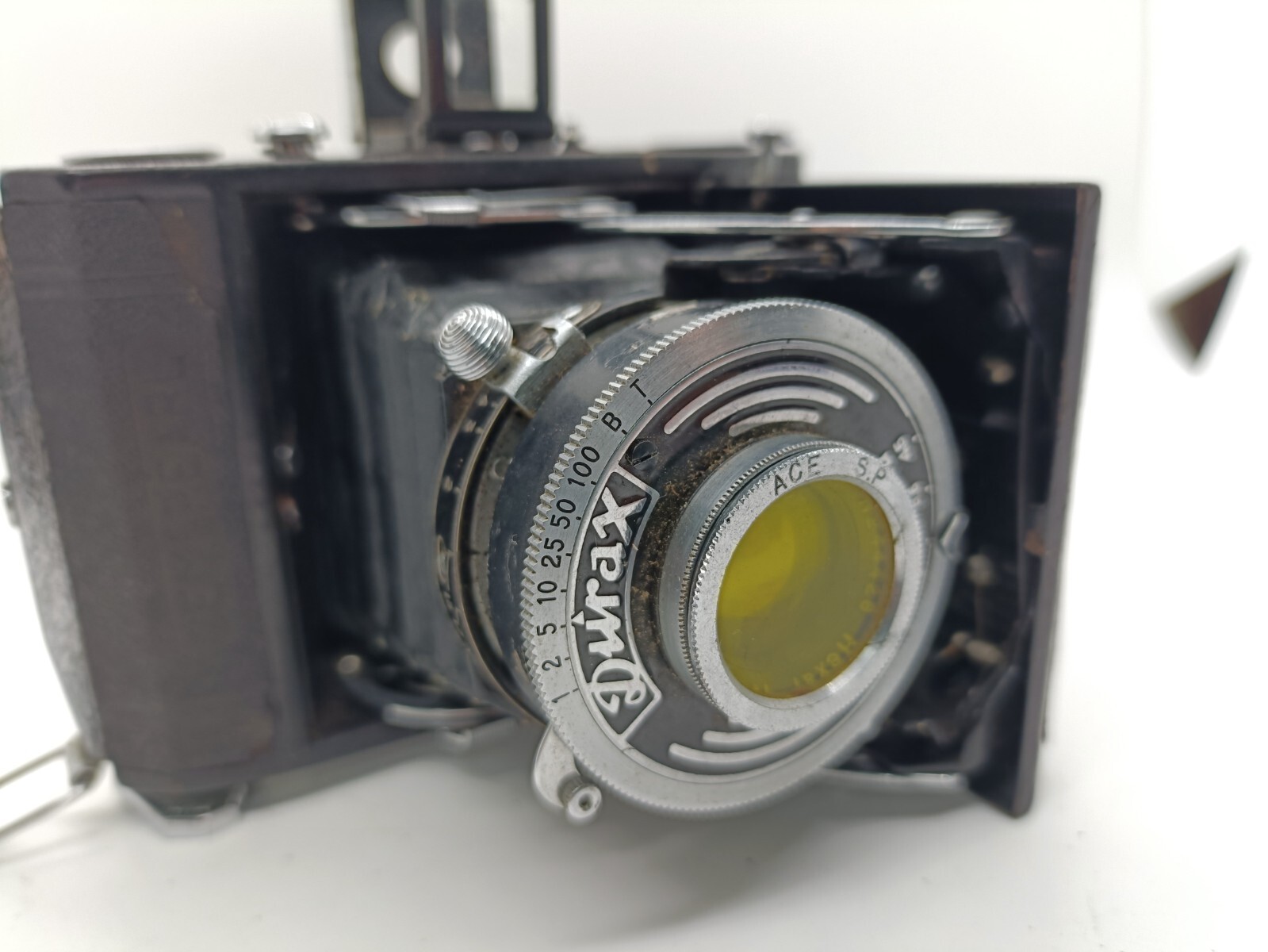 Semi Pearl Konishiroku Folding Film Camera Hexar 75mm f4.5 Semi Pearl Konishiroku Folding Film Camera Hexar 75mm f4.5