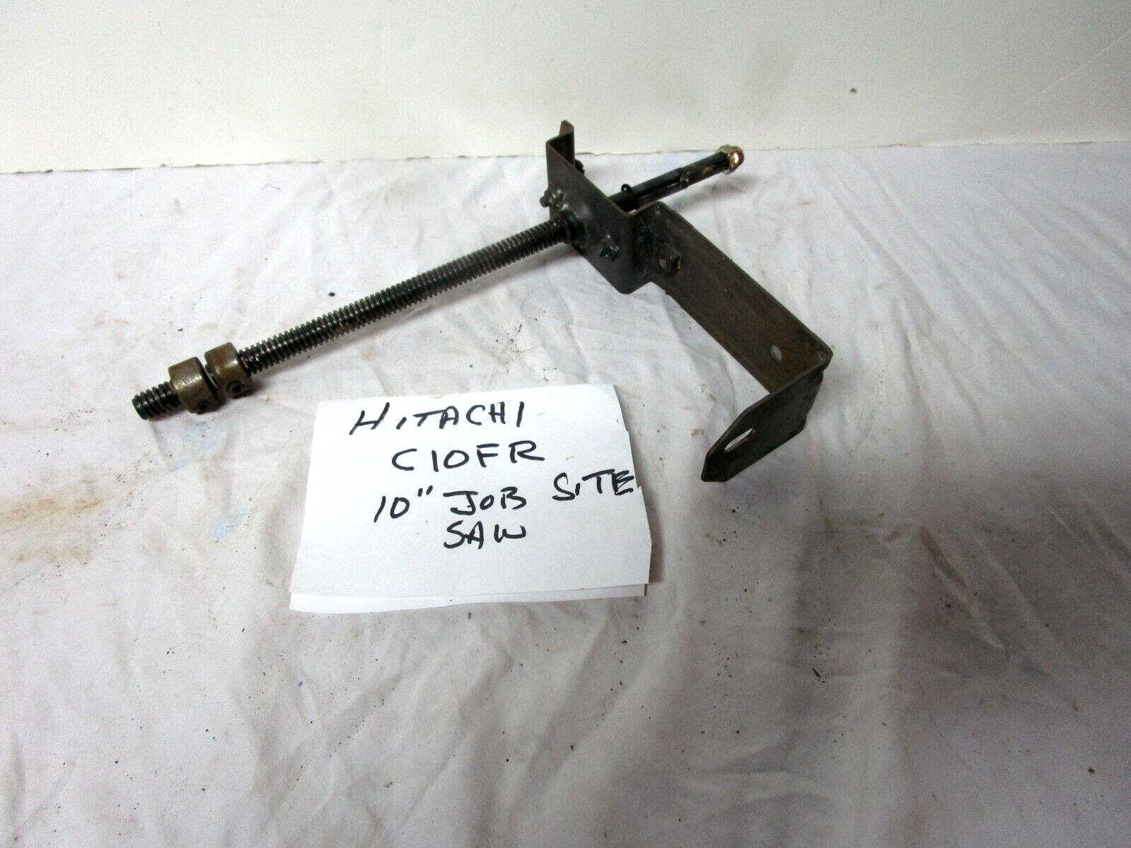 Hitachi 10 job site table saw Model C10FR tilt screw stiffener assy eBay