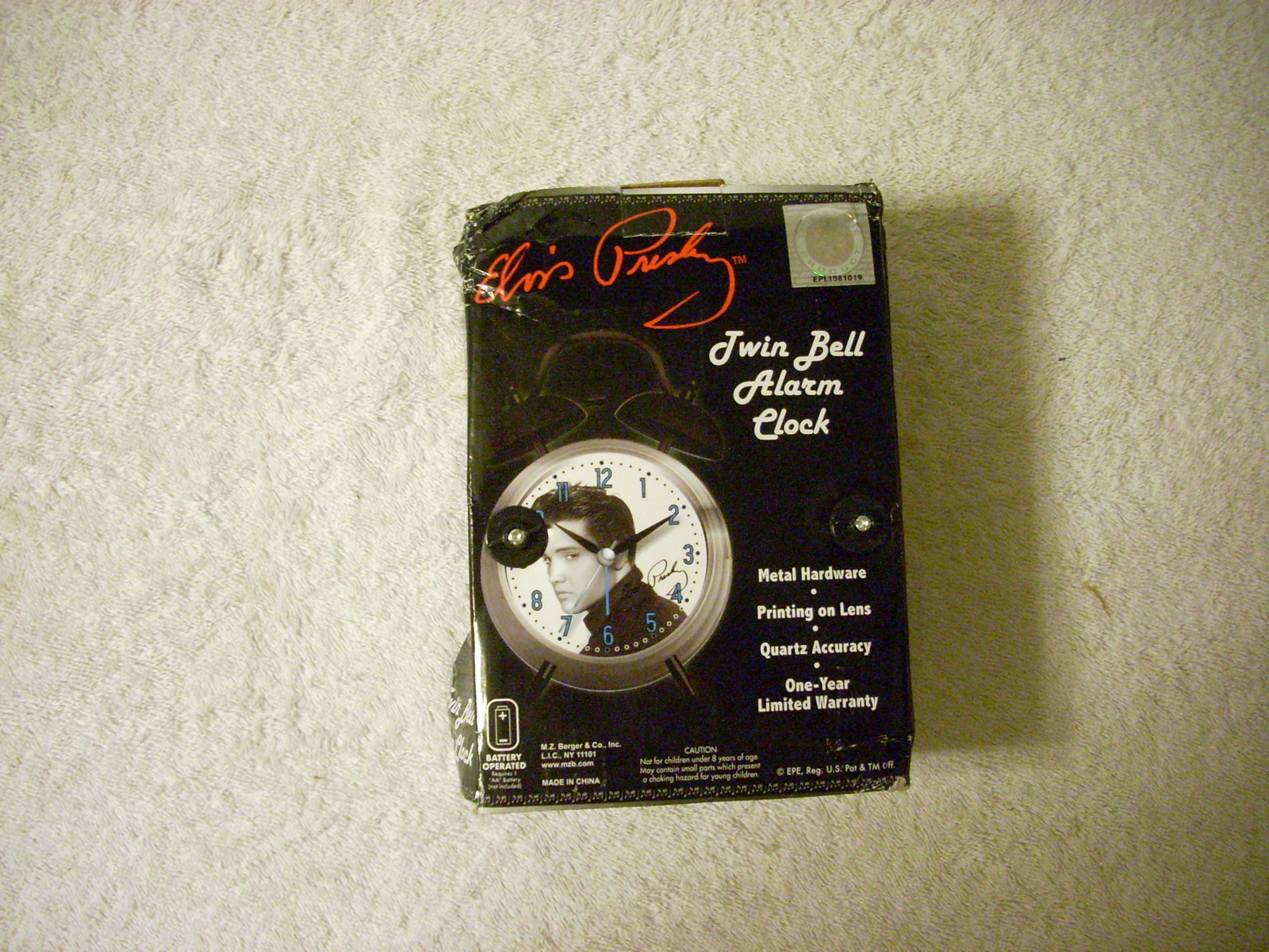 Elvis Presley Twin Bells Alarm Clock Elvis Presley Twin Bells Alarm Clock
