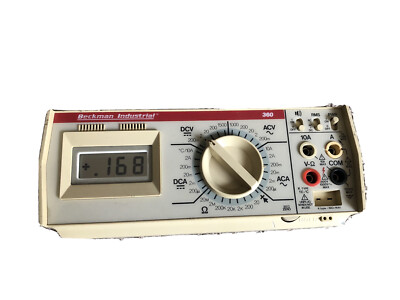 Multimeters - Beckman Industrial