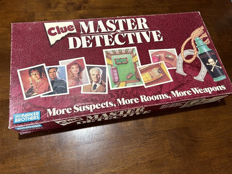 Clue Master Detective (1988) Board Game – Board Game Guys
