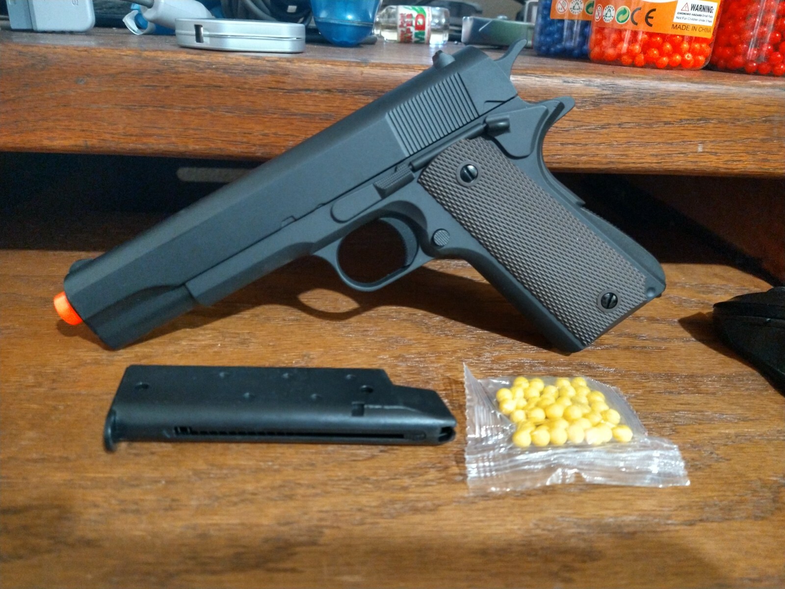 Купить Пистолет colt m1911a1 variant full metal 6mm airsoft pistol 12 ...