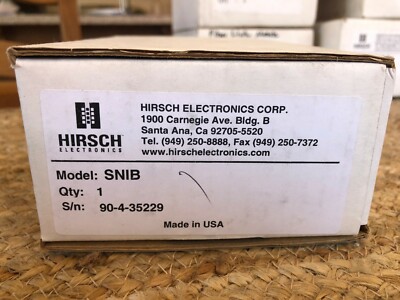 Control Panels & Keypads - Hirsch