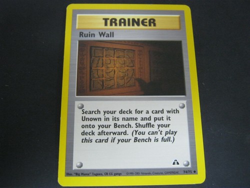 Ruin Wall Pokemon Cards - Find Pokemon Card Pictures With Our Database ...
