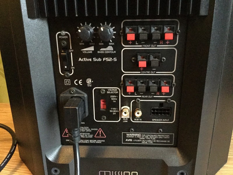 Answered - Mission FS2 subwoofer humming | AVForums