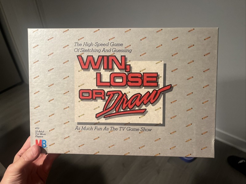 Win, Lose or Draw (1987) Board Game – Board Game Guys