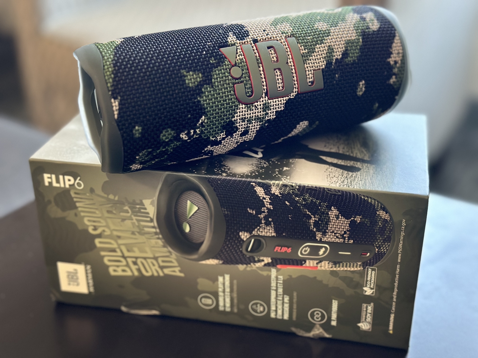 JBL Flip 6 Portable Waterproof Speaker - Camo NEW 50036384483 | eBay