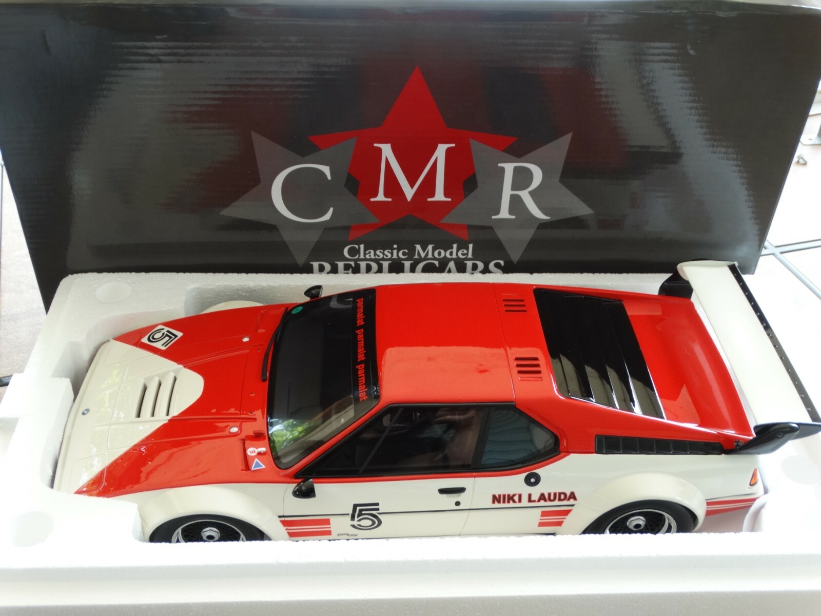 CMR BMW M1 ProCar Series Niki Lauda #5 1979 Winner 1:12 CMR BMW M1 ProCar Series Niki Lauda #5 1979 Winner 1:12